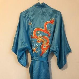 Intimates & Sleepwear | Vintage Silk Robe | Poshmark